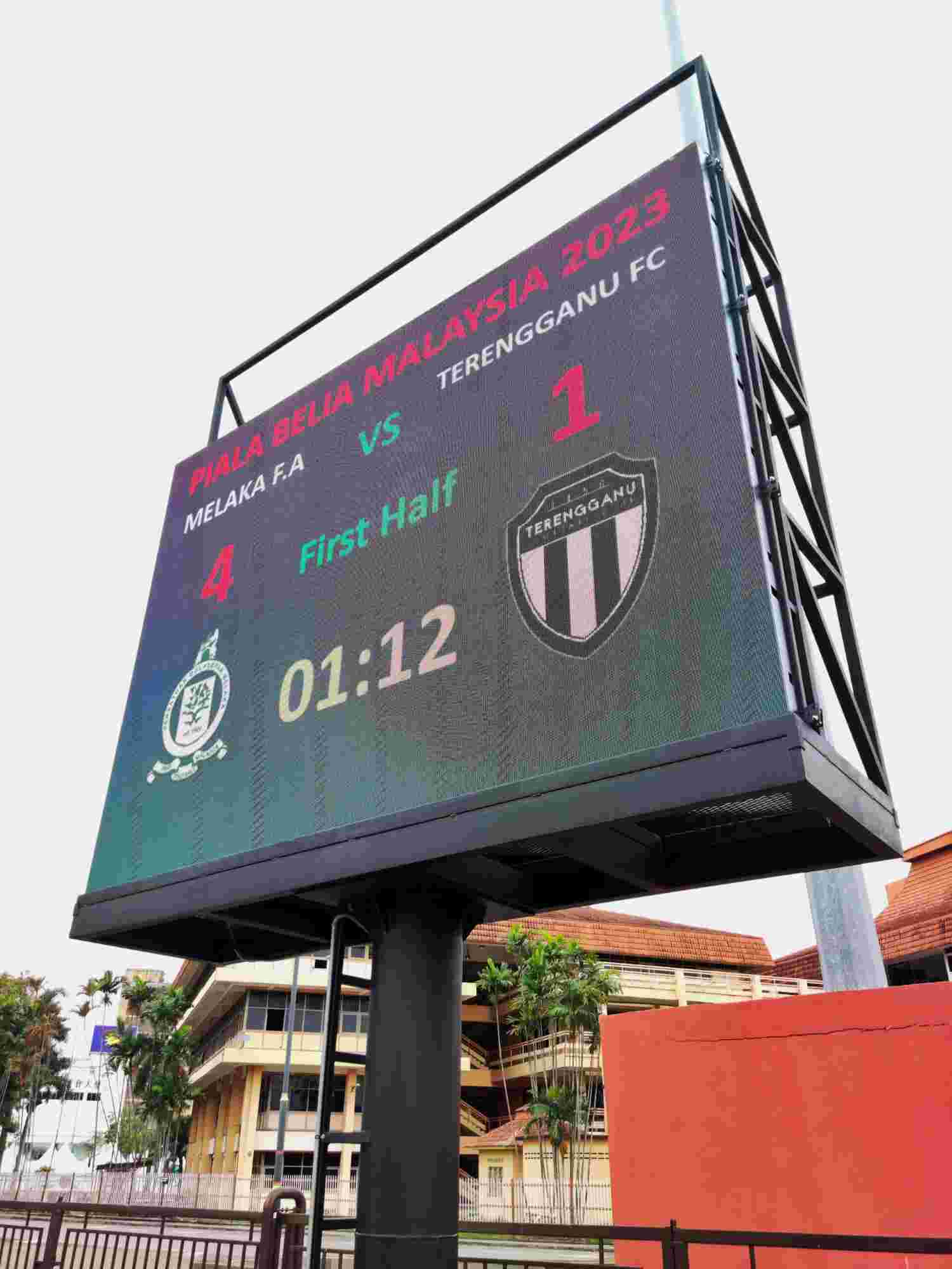 LED SCOREBOARD DISPLAY @ STADIUM HANG TUAH, MELAKA - Ledvision