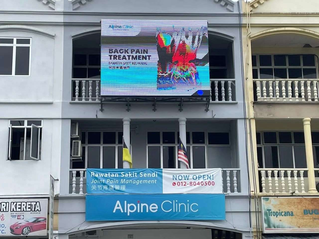 Alpine Clinic Seremban LED Display Installation | LEDVision